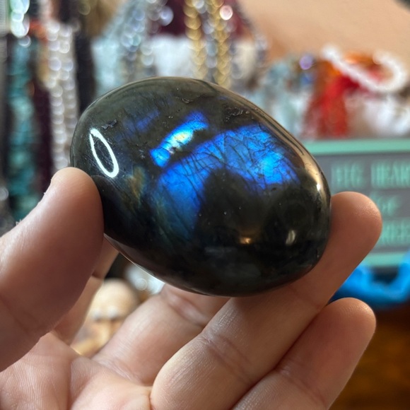 Accessories | Iridescent Blue Labradorite Stone | Poshmark